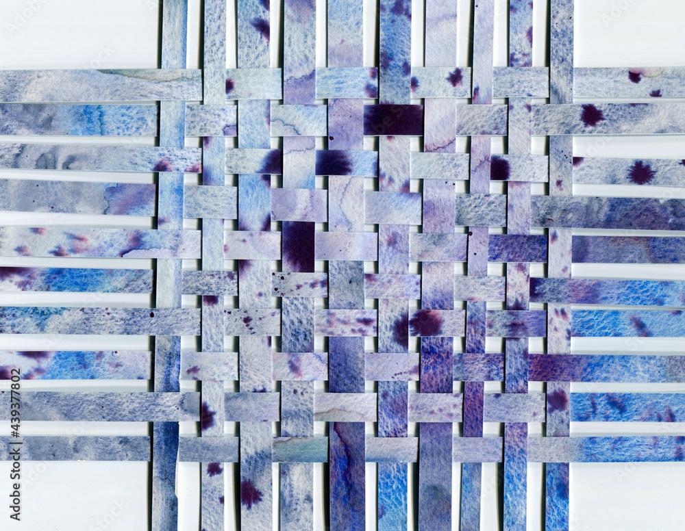 paper weaving collage Stock Photo | Adobe Stock