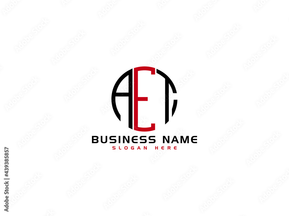 Letter AET Logo Icon Vector Image Design For All Business Stock Vector ...