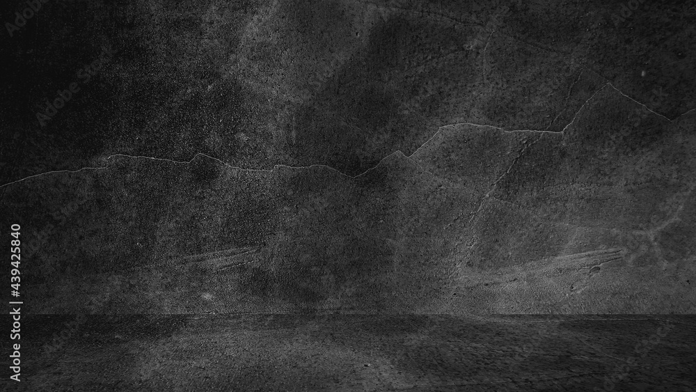 Old black background. Grunge texture. Dark wallpaper. Blackboard ...