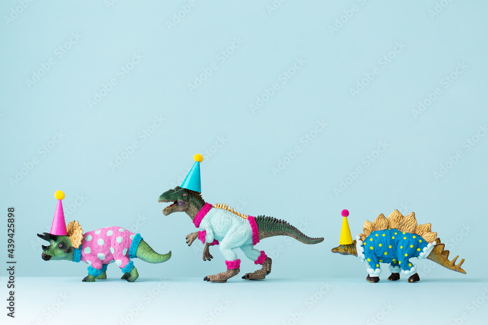 Dinosaur parade Stock Photo | Adobe Stock
