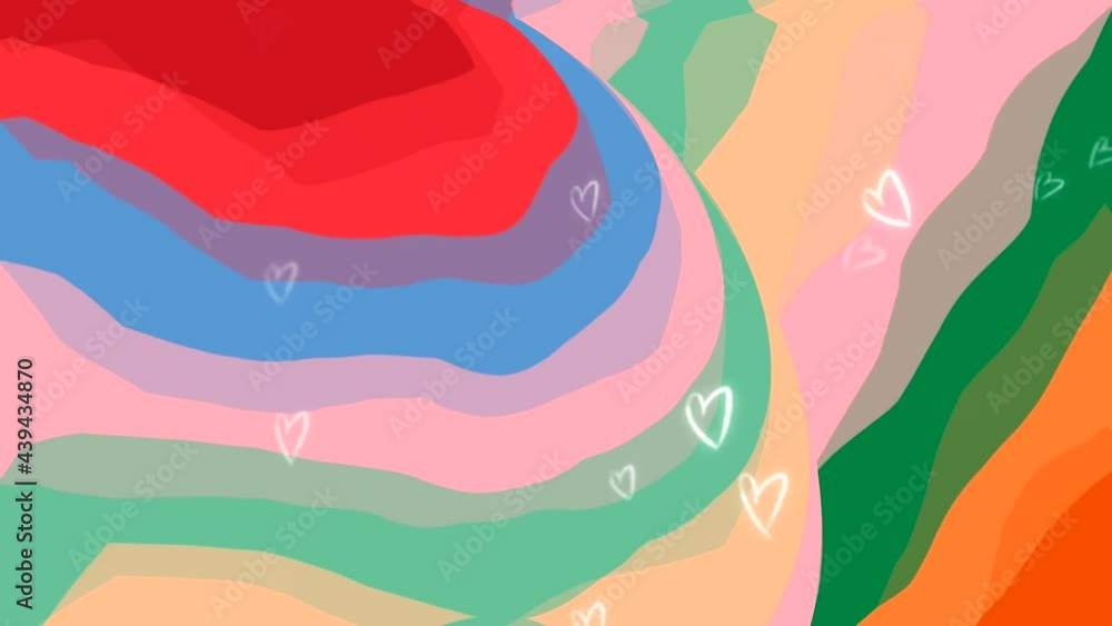 4K Ultra HD backgrounds and textures with colorful rainbow abstract art ...