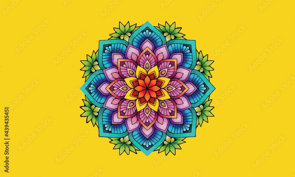 Super Coloring Mandala
