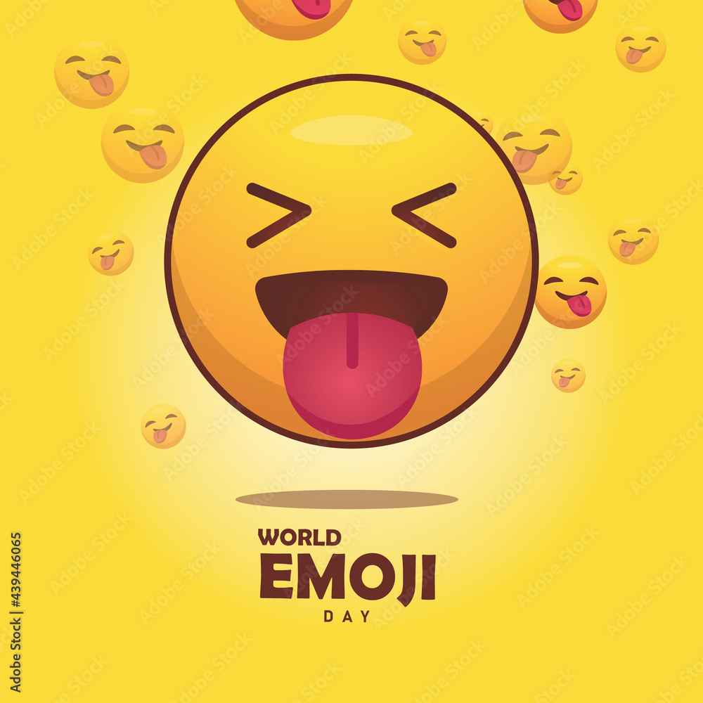 Winking face with tongue emoji - Crazy face emoticon - A face showing a ...