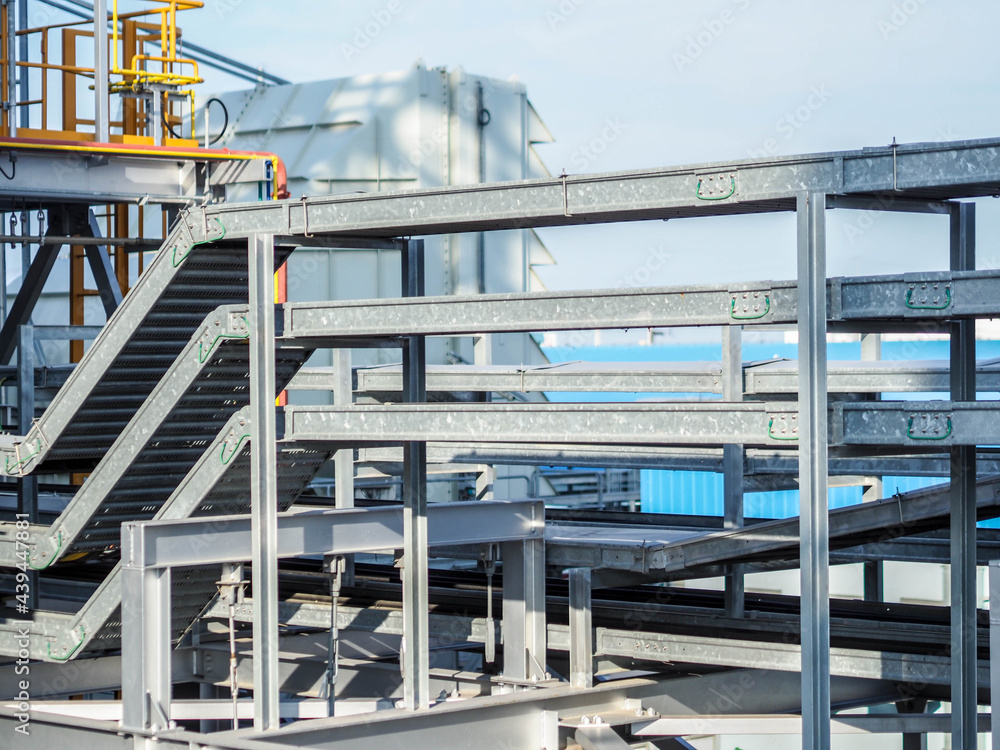 Cable tray in power plant. Stock Photo | Adobe Stock
