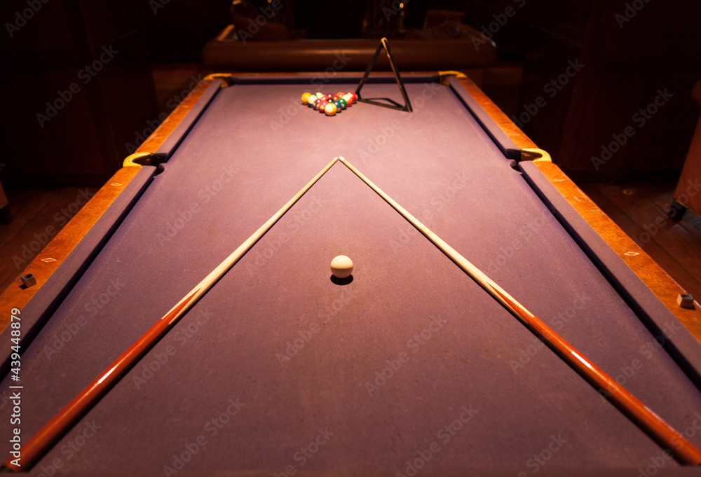 Billiard Table Stock Photo | Adobe Stock