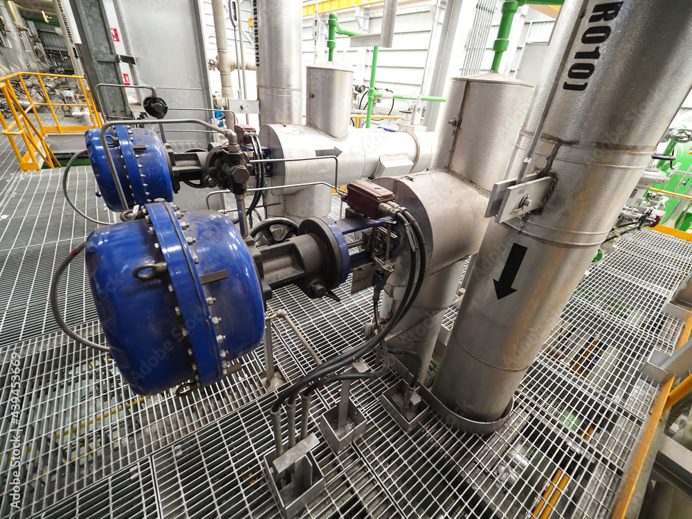 turbine bypass control valve in power plant. Stock Photo | Adobe Stock