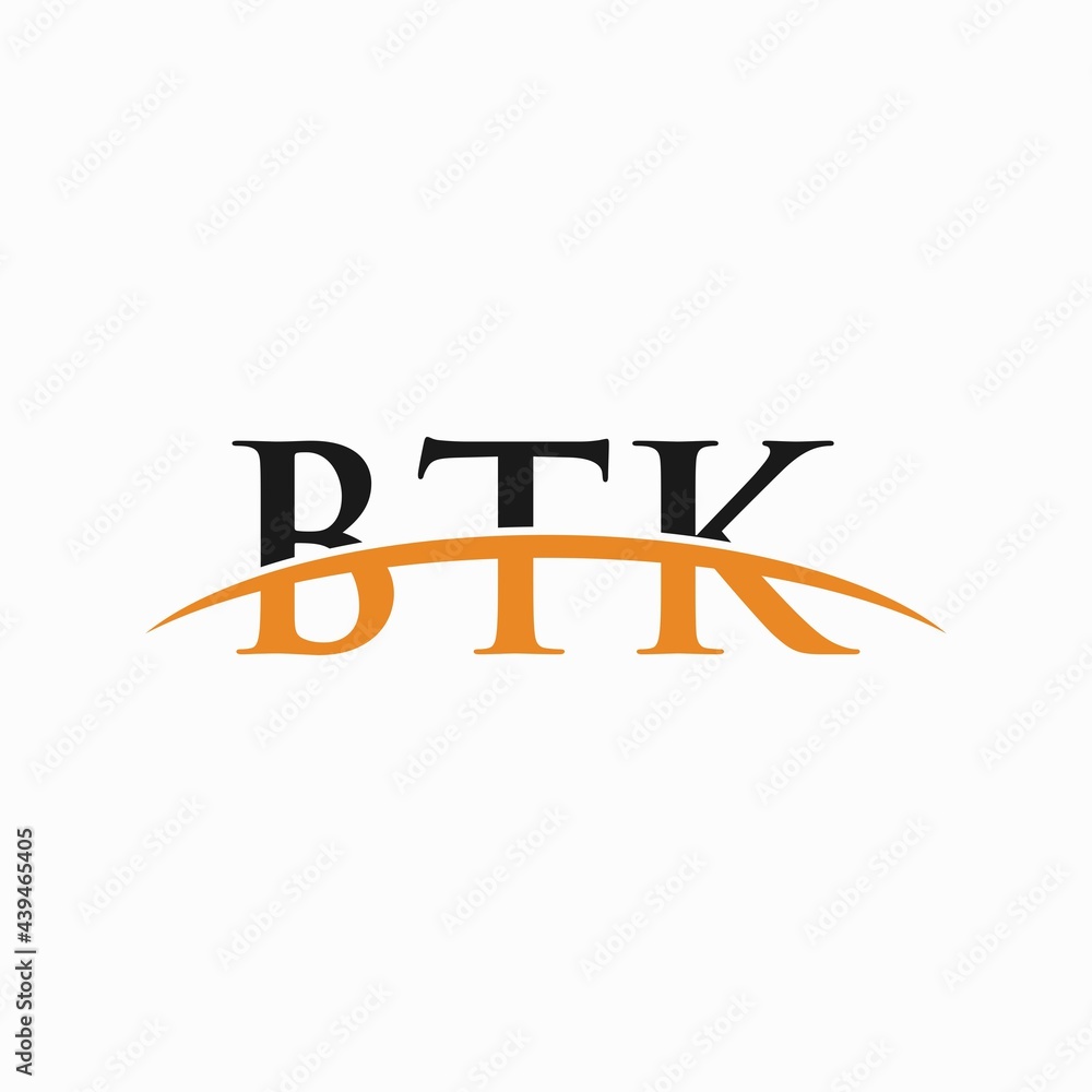 BTK initial swoosh horizon, letter logo designs corporate inspiration ...