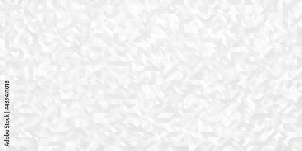 Modern Crystal Design Texture In White Color Abstract Geometric