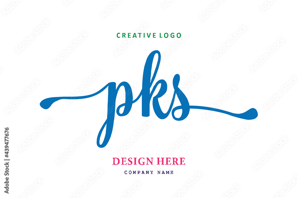 PKS lettering logo is simple, easy to understand and authoritative ...
