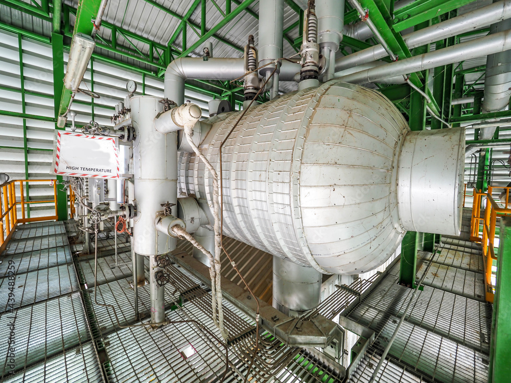 Drum for generator steam of HRSG boilers systems (Heat recovery steam ...