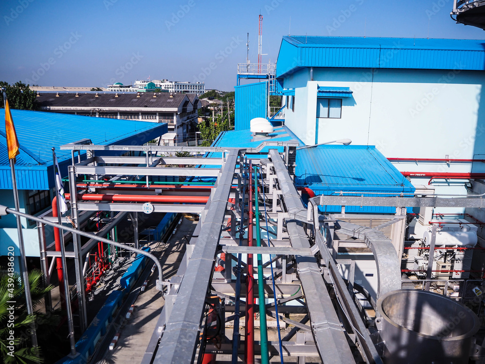 Conduit and cable tray was installed in power plant which popular in ...