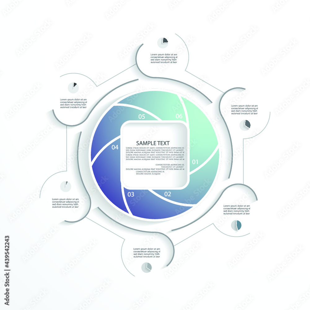 Design for business data visualization, cover layout and infographic ...