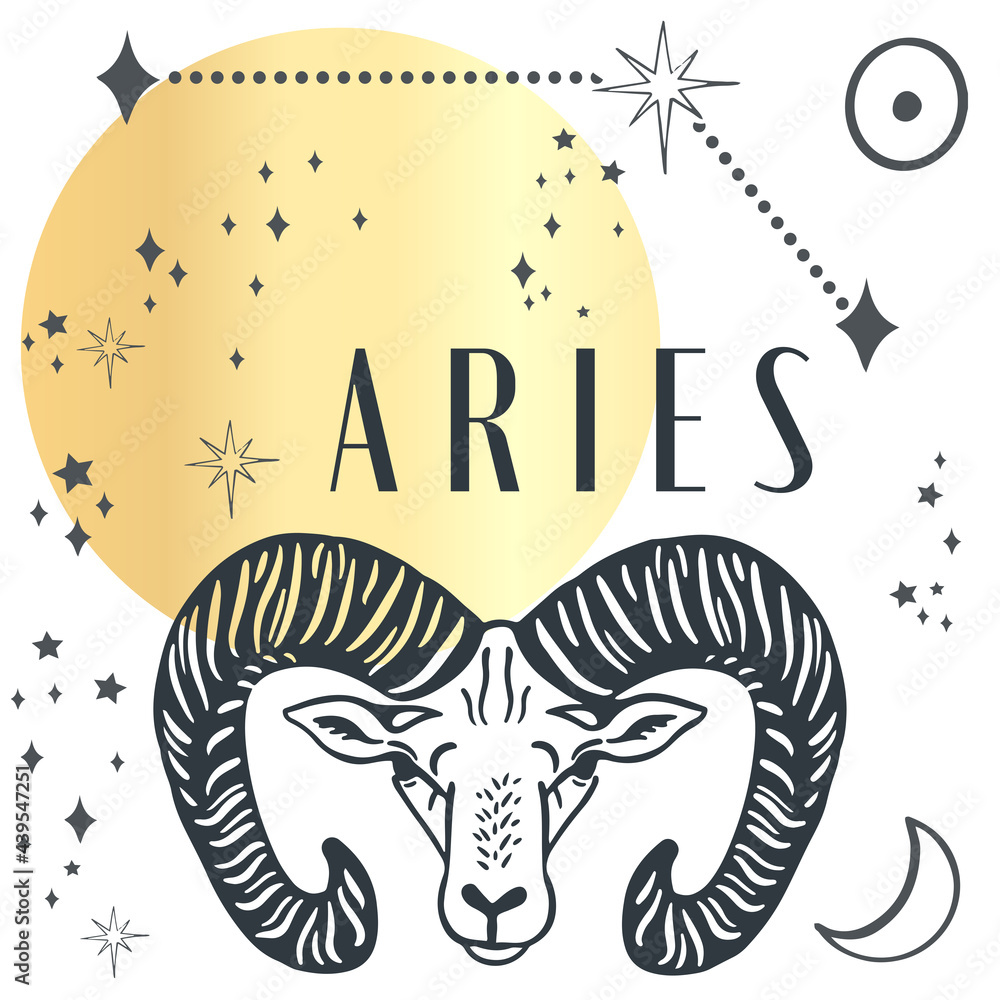 Aries Symbol Art