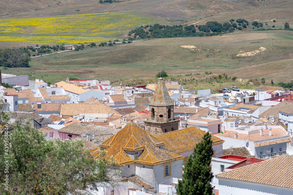 Medina Sidonia, in the province of Cadiz with the Victory Church ...