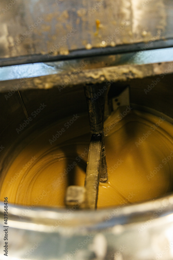 Mixer mixing creamed honey Stock Photo | Adobe Stock
