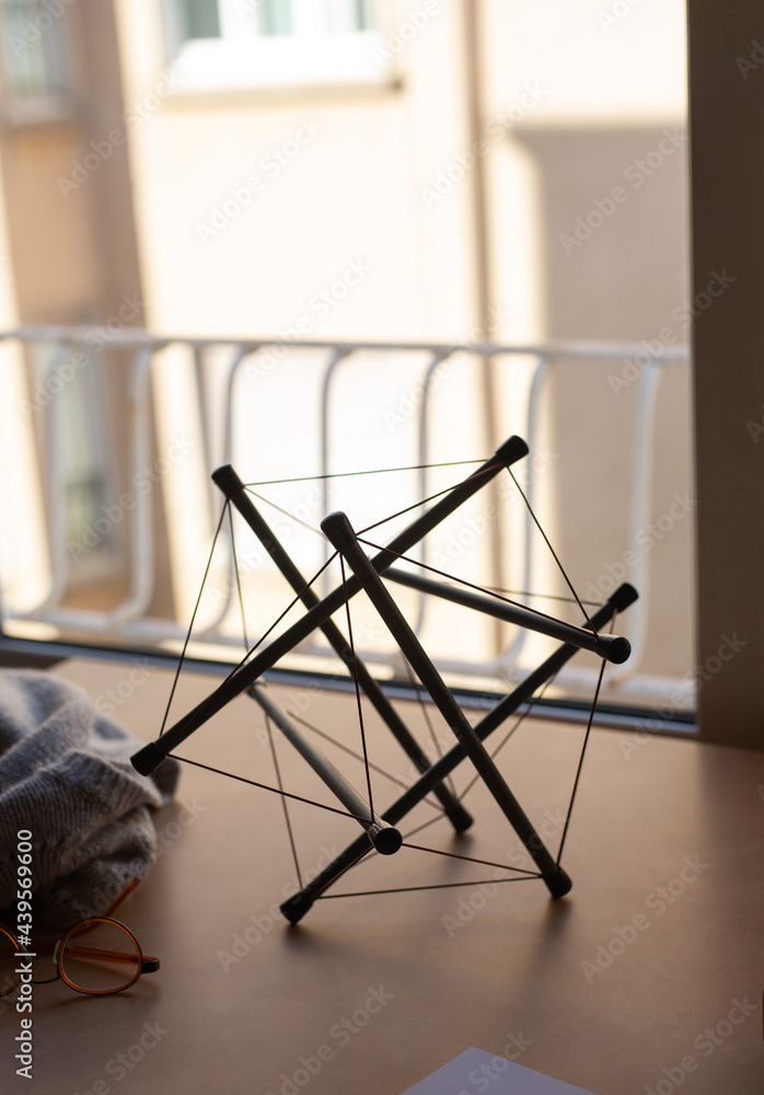 Tensegrity model for architecture Stock Photo | Adobe Stock