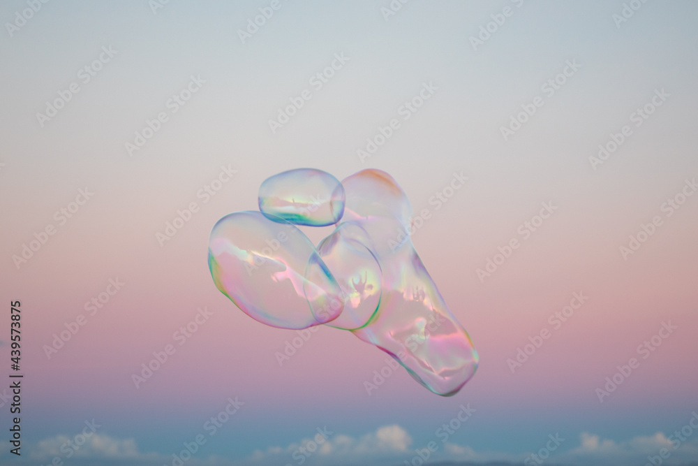 Pastel bubbles Stock Photo | Adobe Stock