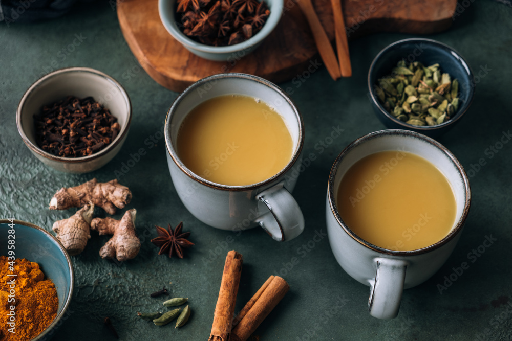 Golden Chai Stock Photo | Adobe Stock