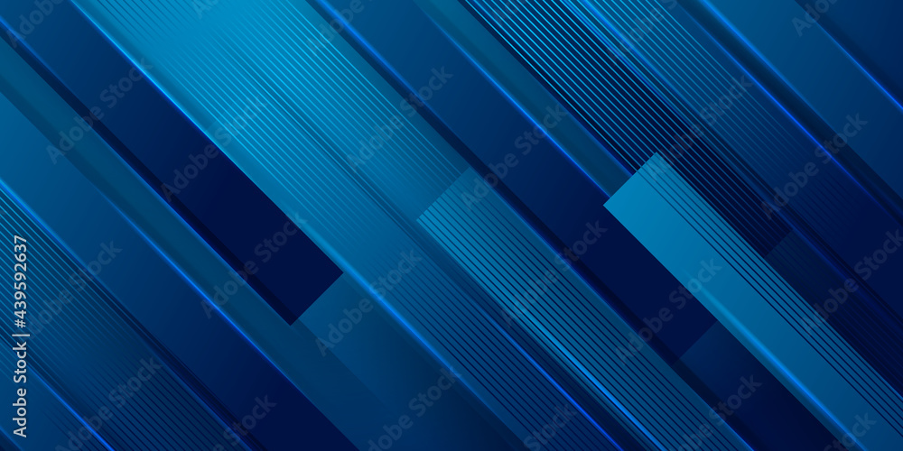 Simple minimal 3d dark blue abstract business presentation background ...