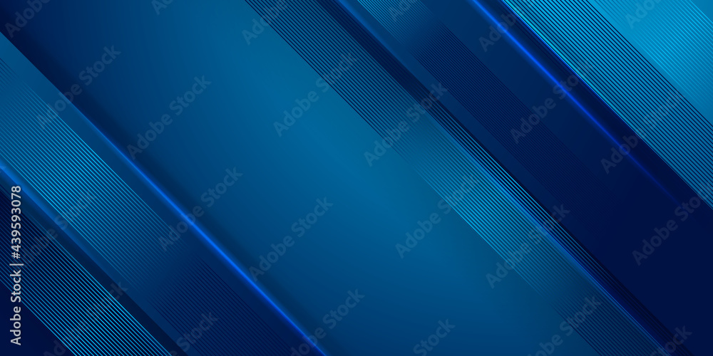 Abstract background in blue colors. Modern 3d blue business ...
