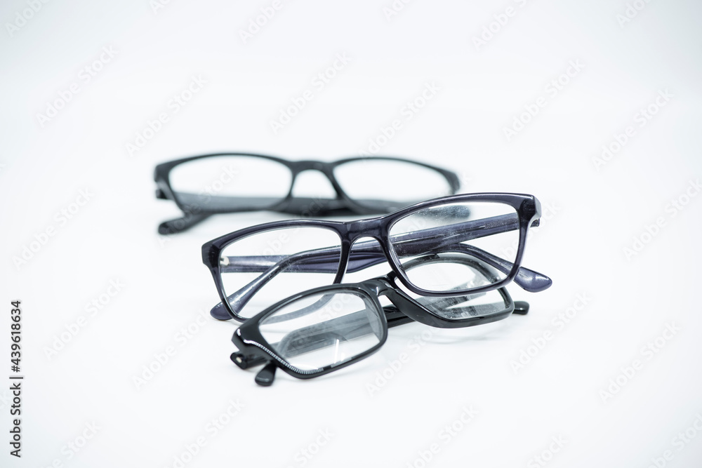 optical glasses with frame as visual aid Stock Photo | Adobe Stock
