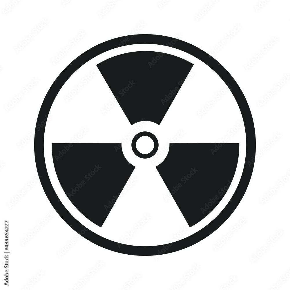 radiation icons symbol vector elements for infographic web Stock Vector ...