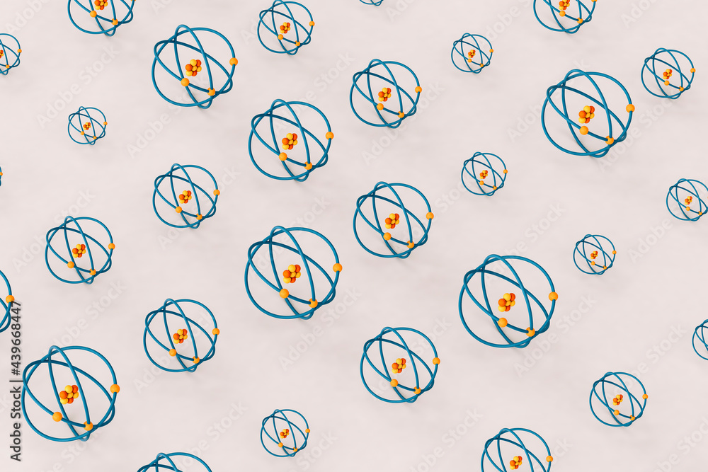 Lithium Atoms Stock Photo | Adobe Stock