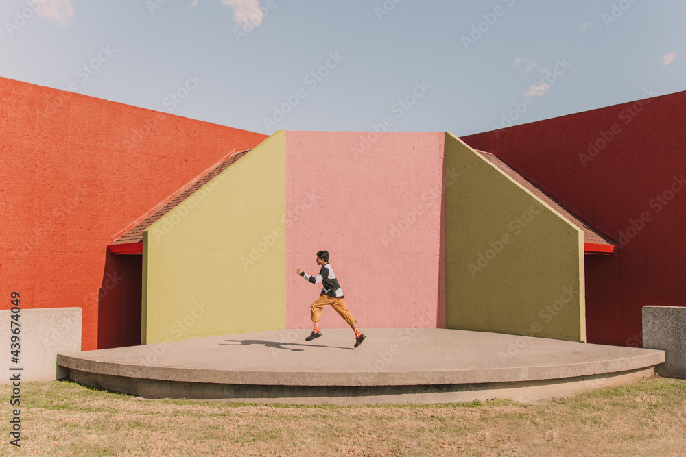 Colorful Leap Stock Photo | Adobe Stock