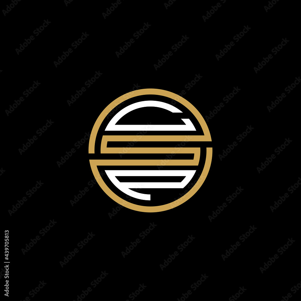 CSP creative letter logo design vector icon illustration Stock Vector ...