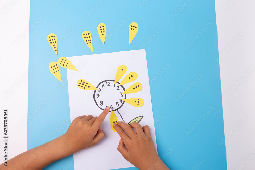 educational game with kids, learning mathematics, easy math Stock Photo ...