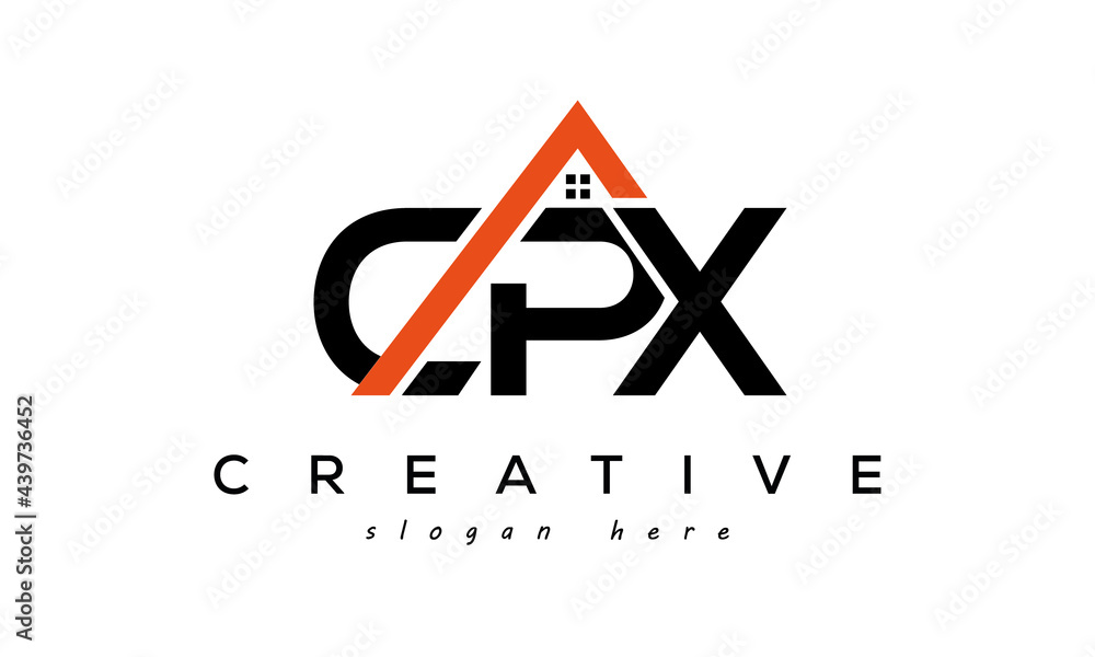 CPX letters real estate construction logo vector Stock Vector | Adobe Stock