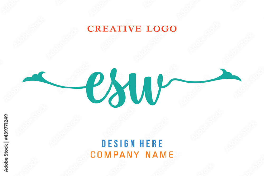 ESW lettering logo is simple, easy to understand and authoritative ...