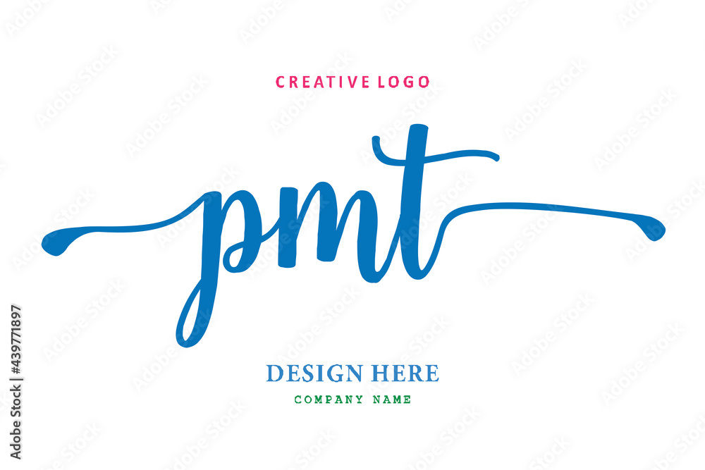 PMT lettering logo is simple, easy to understand and authoritative ...