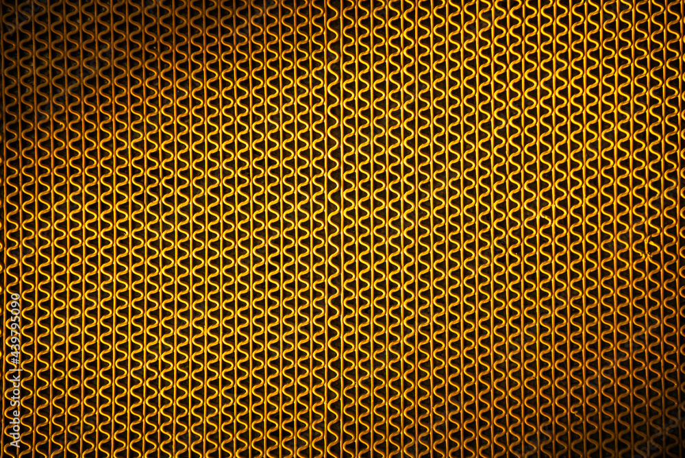 Yellow metal background, Gold steel texture Stock Photo | Adobe Stock