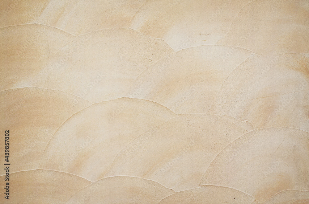 Champagne beige trowel wavy stucco texture background. Japanese modern ...