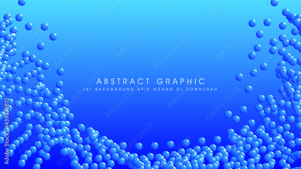 blue, blue vector background with spots, small balls. Illustration with ...