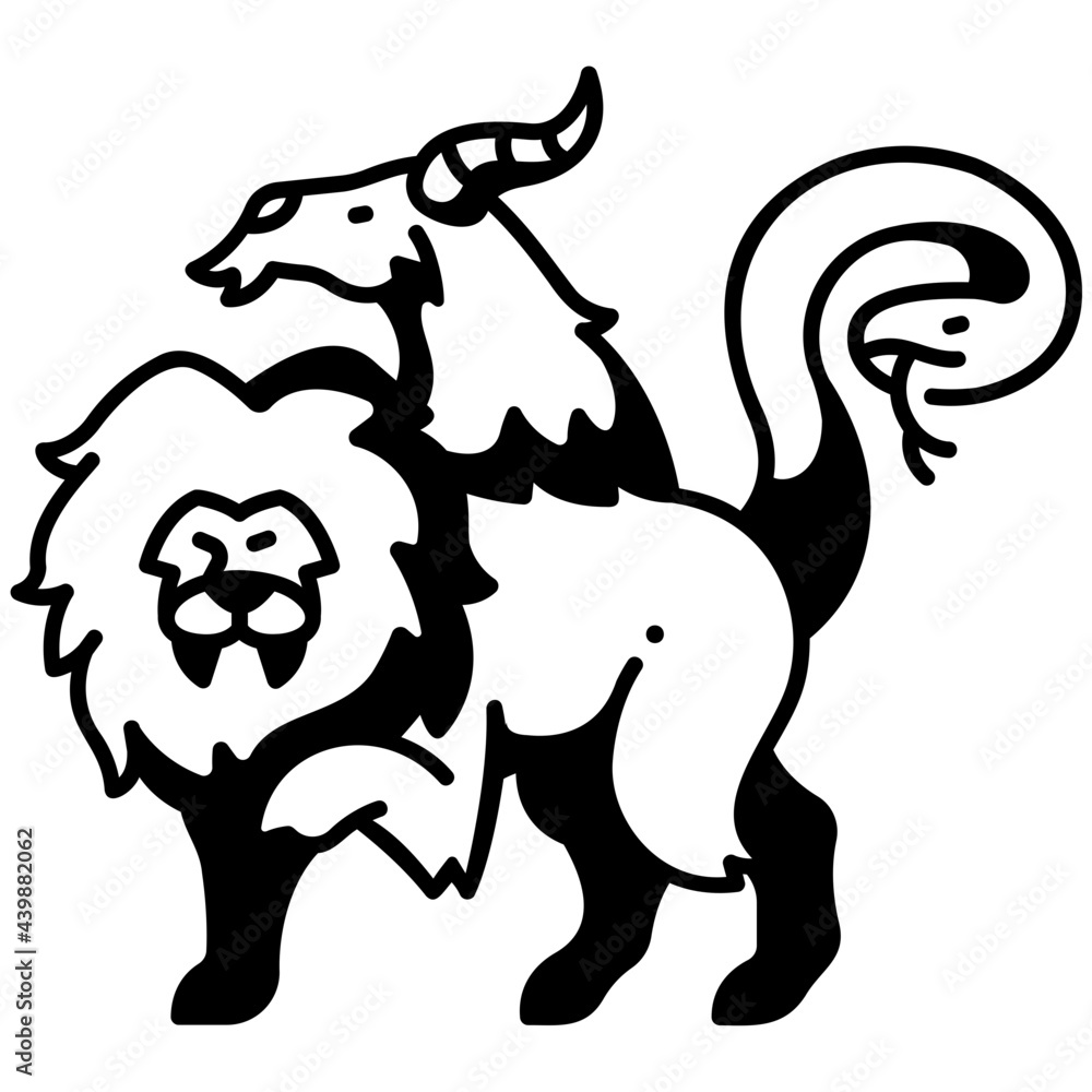 chimera icon Stock Vector | Adobe Stock