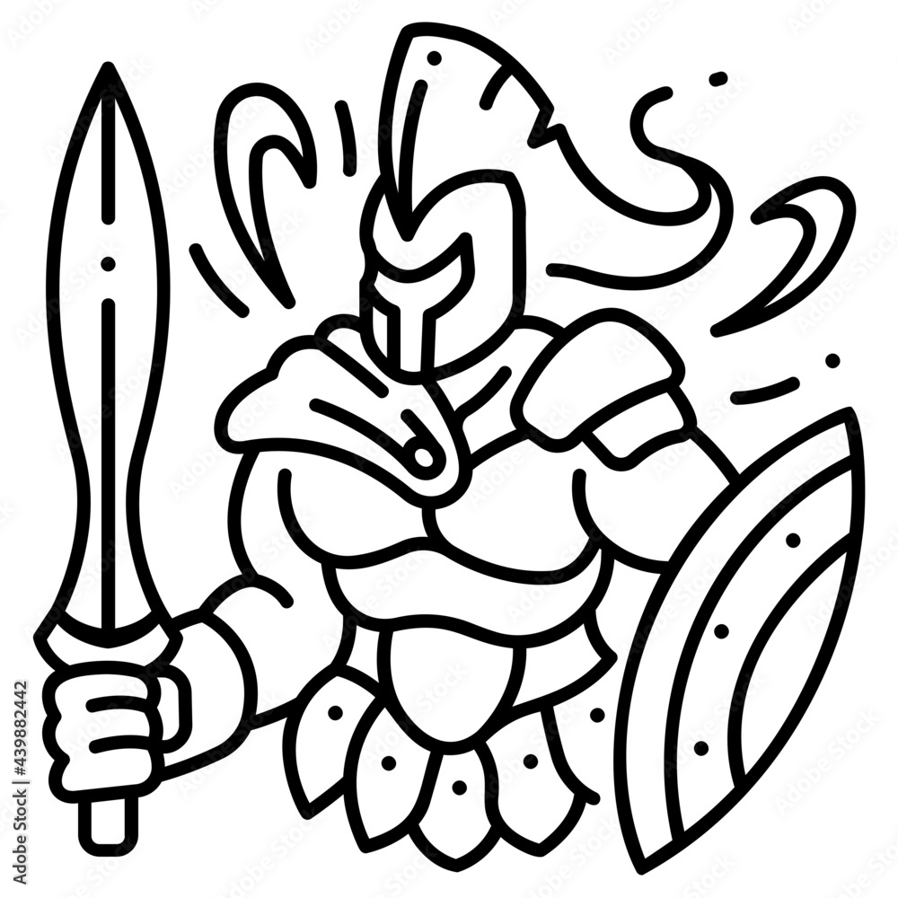 ares icon Stock Vector | Adobe Stock