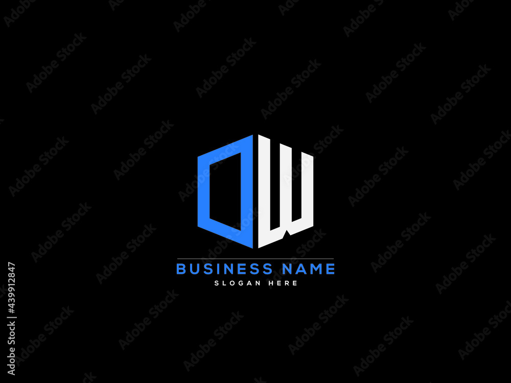 Letter DW Logo, creative dw logo icon vector for business Stock Vector ...