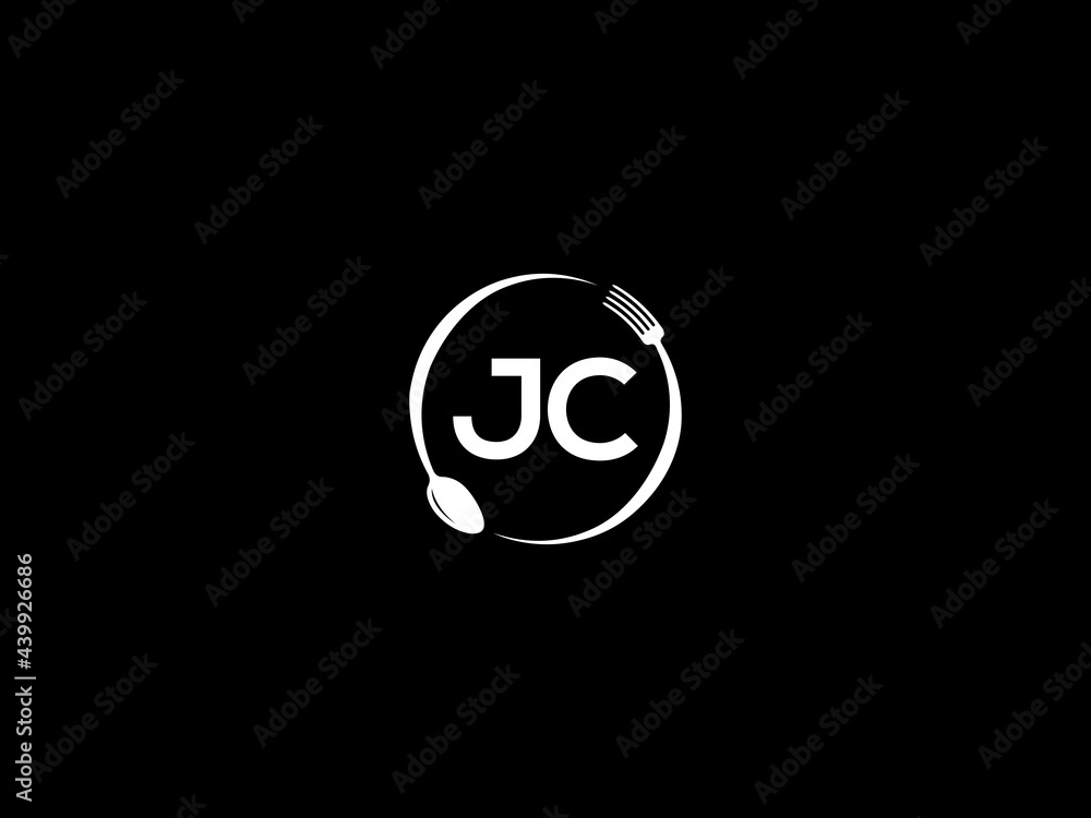 Letter JC Logo, restaurants jc logo icon vector for modern kitchen ...