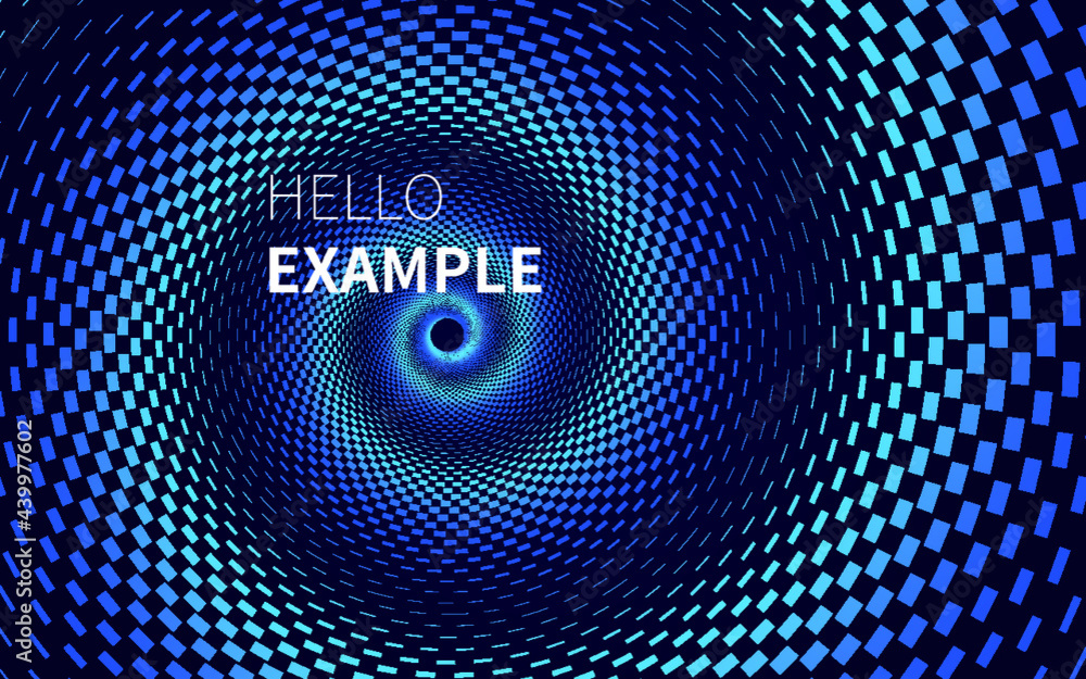 Vector curve abstract vortex poster background design Stock Vector ...