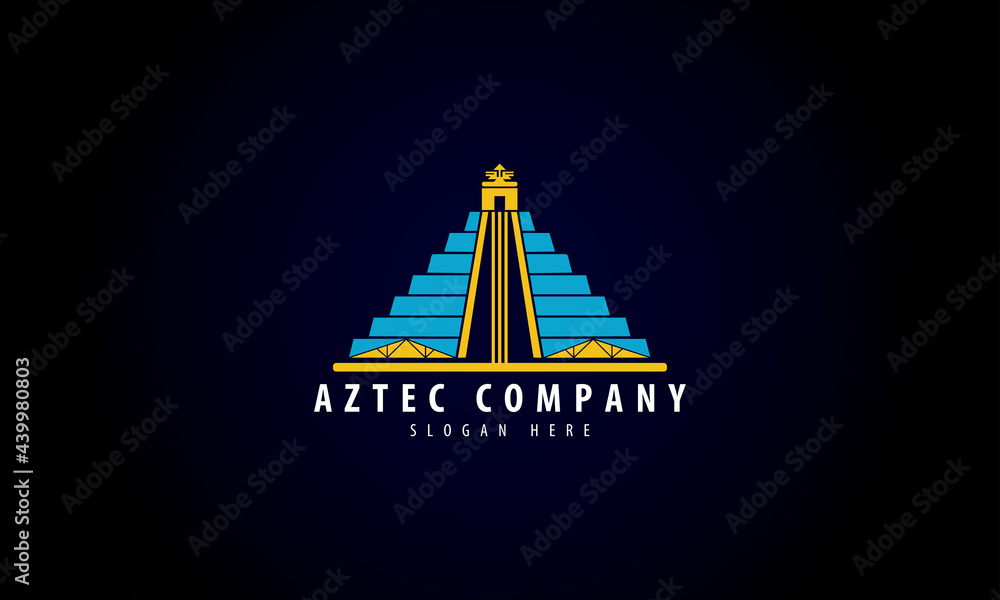 aztec and indian culture ornament logo design Stock Vector | Adobe Stock