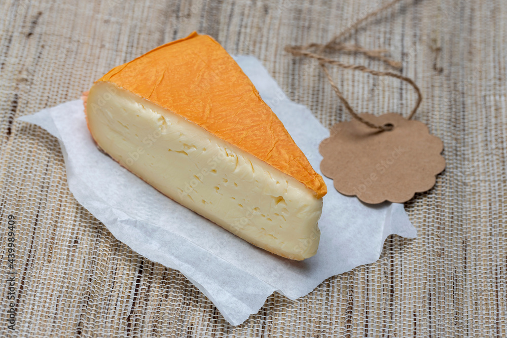 Chaumes - French soft cheese Stock Photo | Adobe Stock