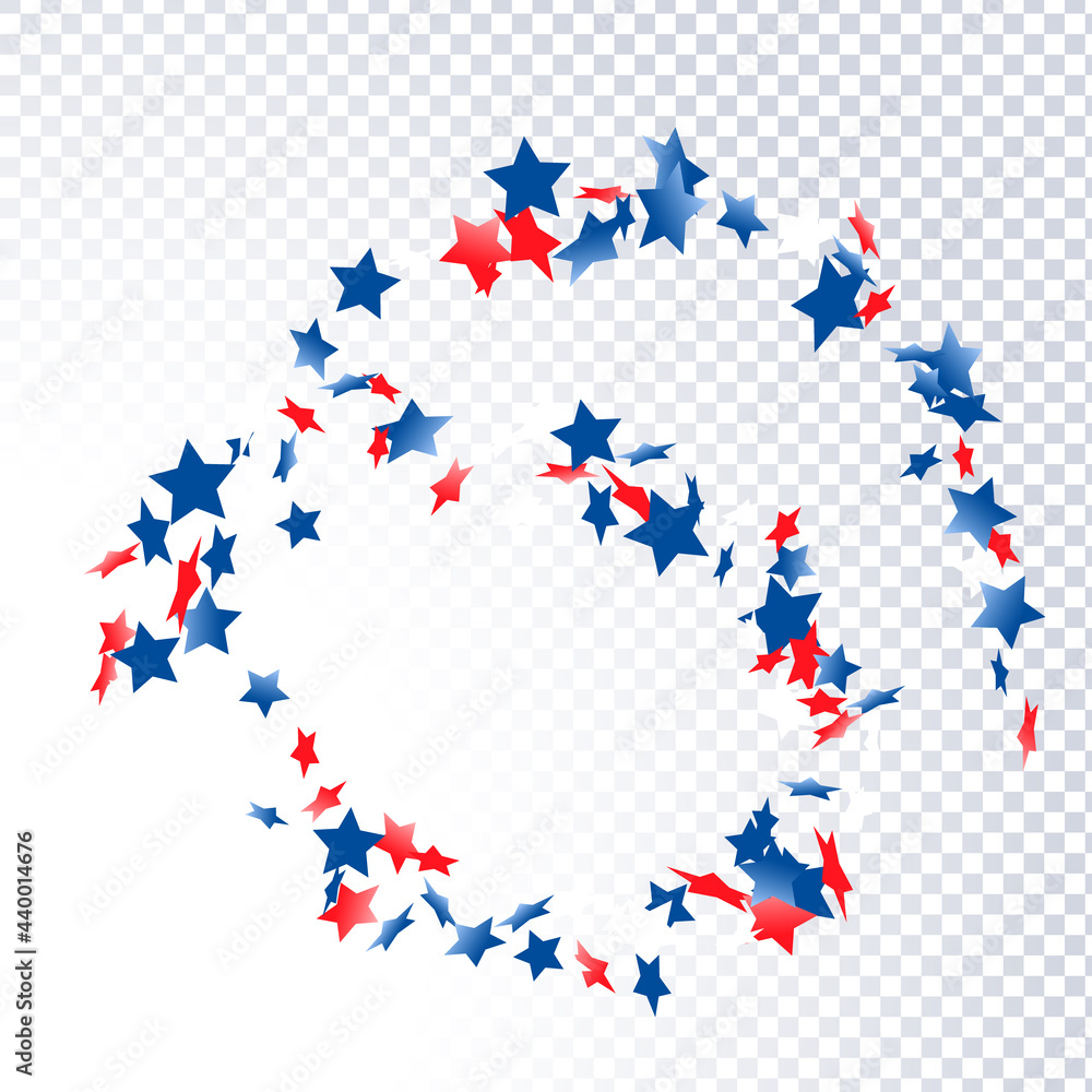 Pattern with blue, red, white stars of celebration USA Independence Day ...