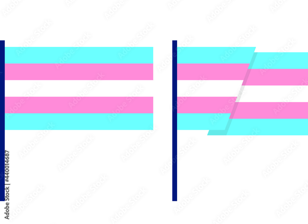 LGBT community. Flag of transgender. Transgender people Official ...