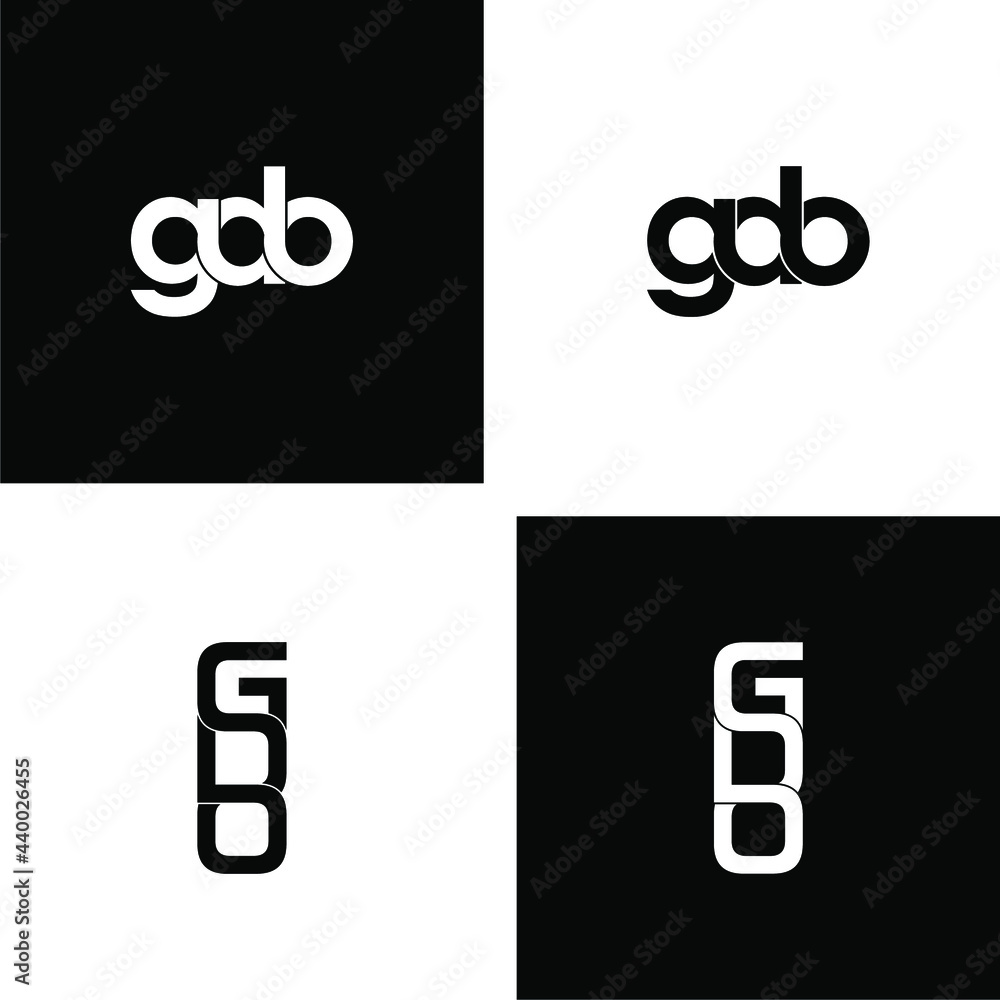 gdo letter original monogram logo design Stock Vector | Adobe Stock