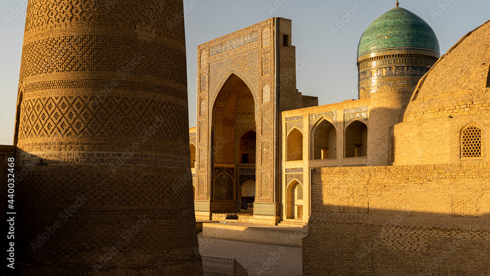 Ancient mosques of bukhara . "Masjidi-kalon" . Islamic mosque of ...