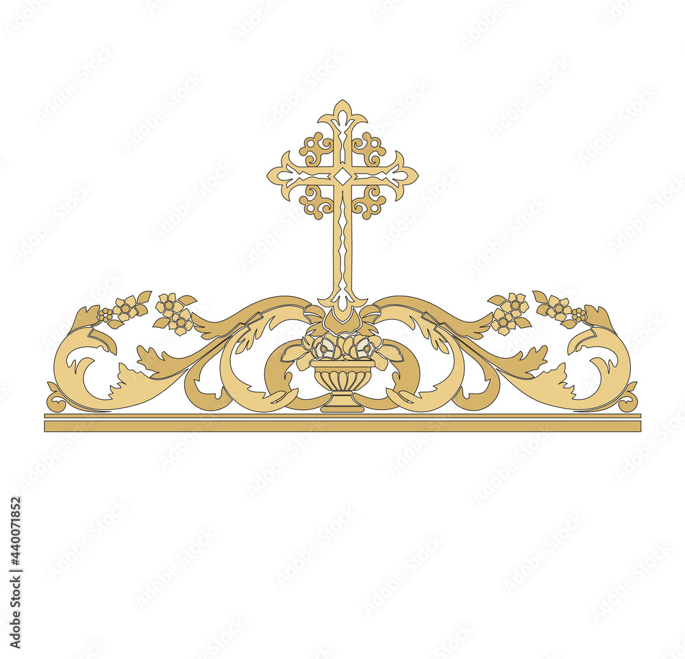 GOLD EMBROIDERY FOR LITURGICAL CLOTHES AND SACRED CEREMONIES. SACRED ...