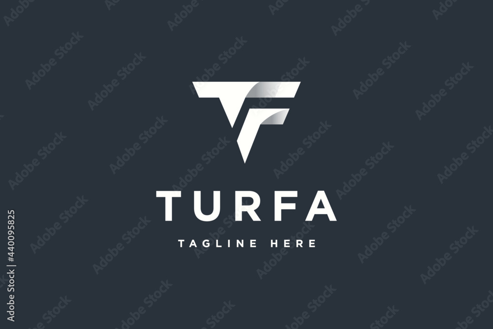 Initials letter TF logo design vector illustration. Letter TF suitable ...