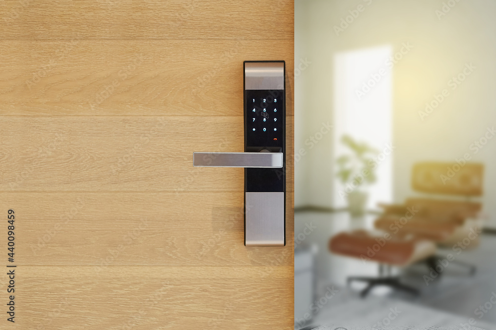 Digital Door handle or Electronics knob for access to room security ...